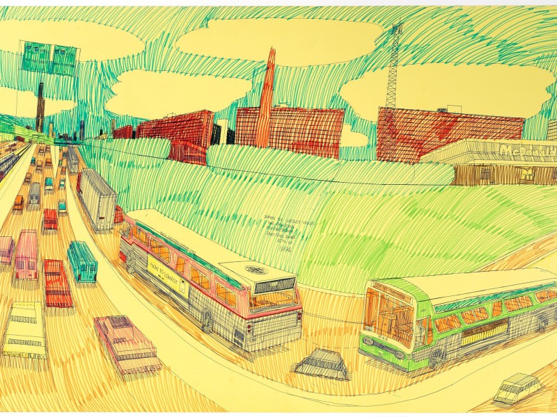 "Drape it in color": Wesley Willis' Chicago comes to MMoCA – Tone Madison