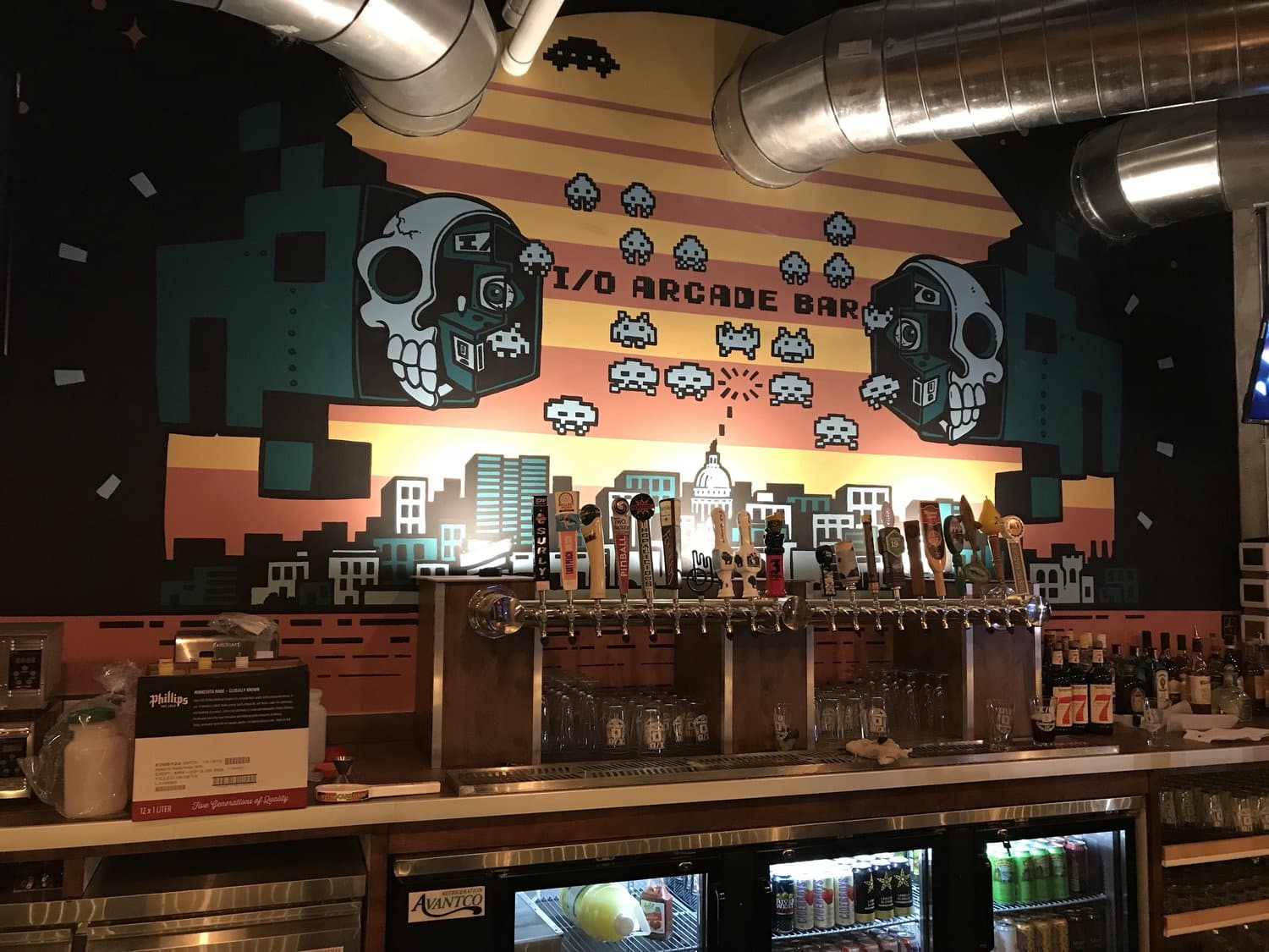 Dropping our first few quarters at I/O Arcade Bar – Tone Madison